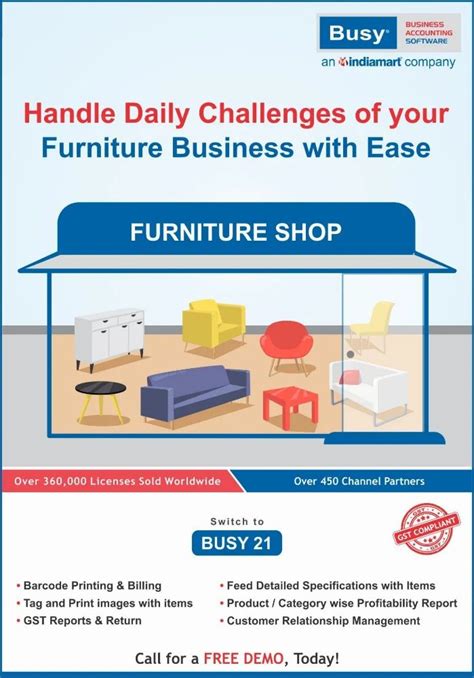 furniture store accounting inventory software in ahmedabad free trial and download available at
