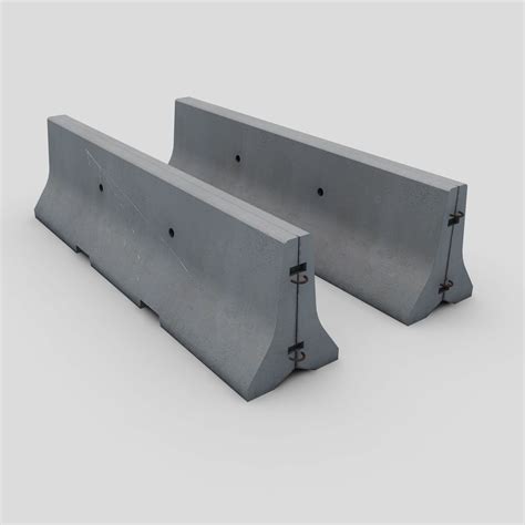 도로 콘크리트 장벽 3d 모델 39 3ds Fbx Max Obj Free3d