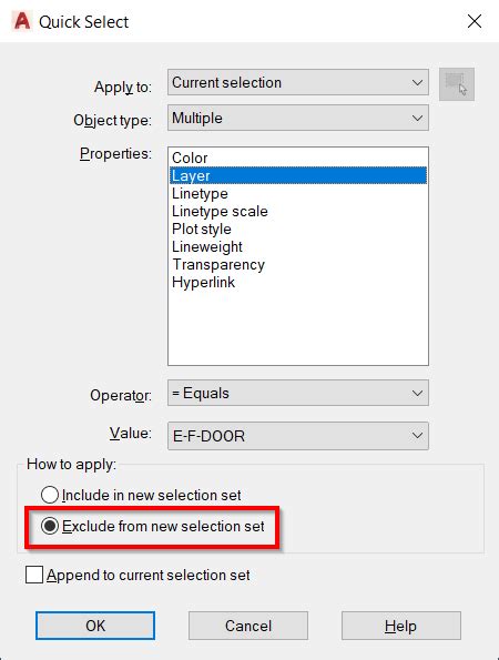 Solved Quick Deselect Autodesk Community