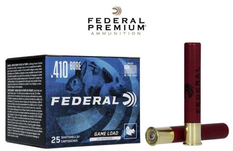 Federal Game Load Upland Hi Brass 410 Ga 3 1116oz 6 Shotshells