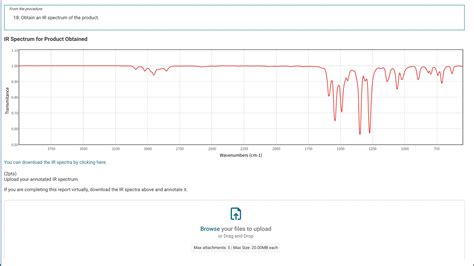 Solved From The Procedure18 ﻿obtain An Ir ﻿spectrum Of ﻿the