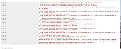 TypeError Init Got An Unexpected Keyword Argument Assert Hostname Issue Rundeck