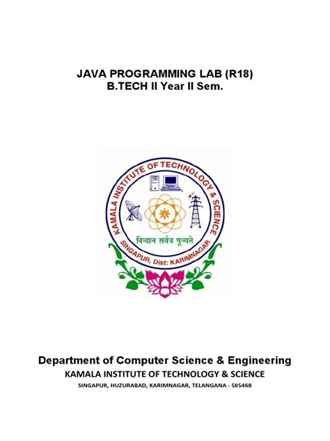 Jp Lab Programs Pdf Java Programming Language Computer Programming