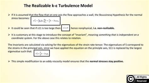 Turbulence Modeling The K ε Turbulence Modelpdf