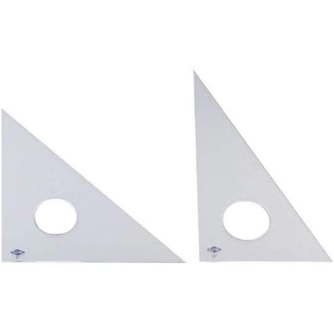 Alvin Clear Professional Acrylic Drafting Triangle 3060 Degrees 14