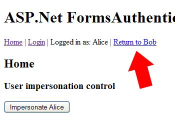 ASP NET Forms Authentication User Impersonation CodeProject