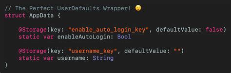 Create The Perfect UserDefaults Wrapper Using Property Wrapper Swift