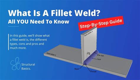 What Is A Fillet Weld All You Need To Know Structural Basics