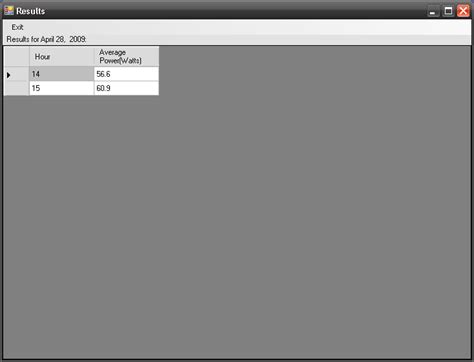 Output From The Vb Program Download Scientific Diagram