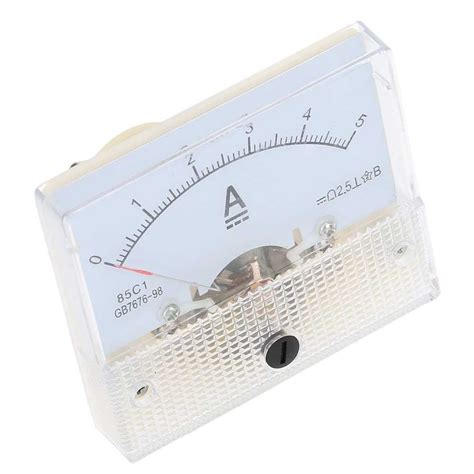 Dc0 5a Analog Current Panel Meter Tester Ammeter Gauge Shopee Malaysia