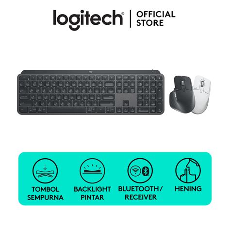 Jual Bundling Mx Keys Wireless Bluetooth Keyboard X Mx Master 3s