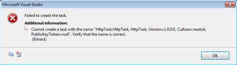 Visual Studio 2008 Why Does Ssis Fail To Create This Task Stack