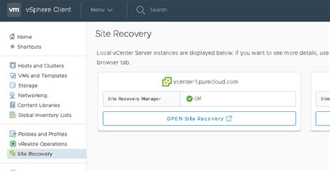 Site Recovery Manager And Activecluster Part Ii Configuring Srm Cody