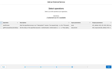invoke a mulesoft rpa process from flow using external services