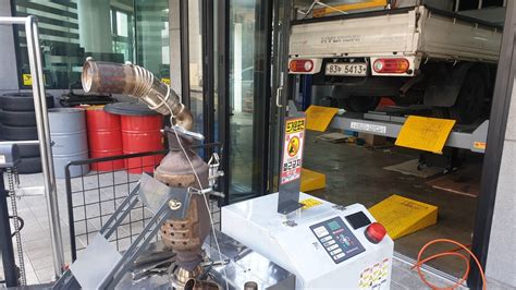 수효자동차 Dpf클리닝 Dpf크리닝 포터2 A2엔진 133ps 건식클리닝 습식크리닝