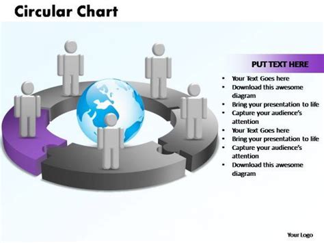 Powerpoint Circular Chart Templates
