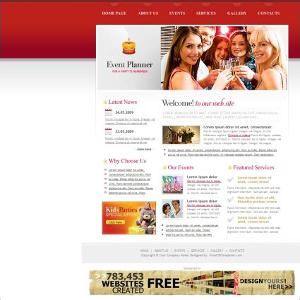 Event Planner Template Web Templates Free Download 13 Html Css Js Files