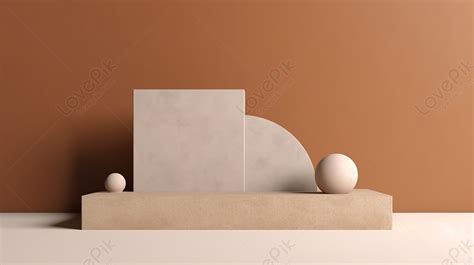 3d 렌더링의 추상 기하학 포디움으로 최소한의 제품 프레젠테이션 향상 제품 디스플레이 배경 지휘대 배경 기하학 배경 이미지 Hd 제품 디스플레이 지휘대 기하학