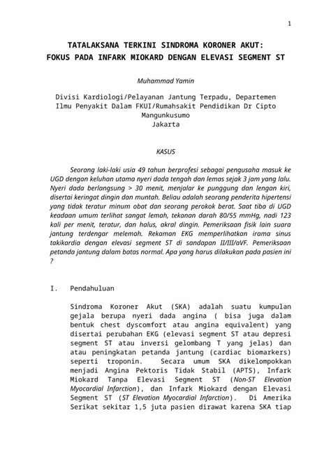 Doc Tatalaksana Terkini Stemi Dokumen Tips