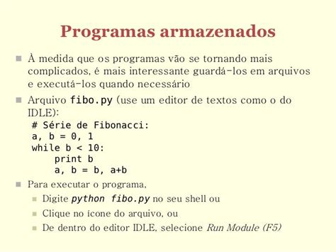 Programando Em Python Comandos Basicos