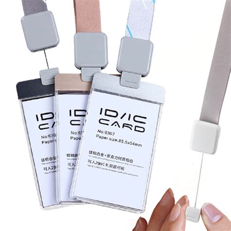 Id Ic Card Case Breakaway Badge Holder Clear Badge Holder Work Card