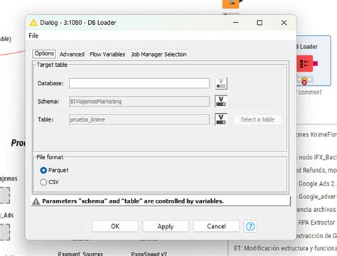 Bug In Db Loader Node Parquet To Bigquery No Filesystem For Scheme