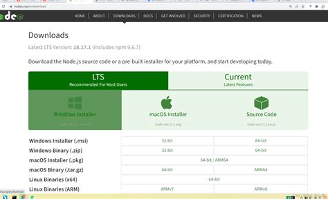 Node 如何下载任意版本node下载指定版本 Csdn博客