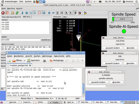 Spindle At Speed Not Working Different Units Linuxcnc