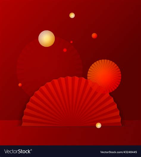 Realistic Detailed 3d Red Background Royalty Free Vector
