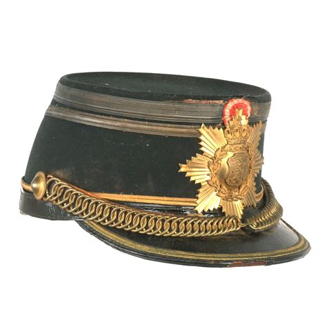 Original Danish 19th Century Named Officer Shako By Seifert And Norgaaro