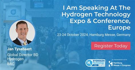 Im Speaking At Hydrogen Technology Expo And Conference Europe 2024
