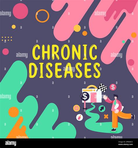 Conceptual Display Chronic Diseases Business Approach Sourcing And