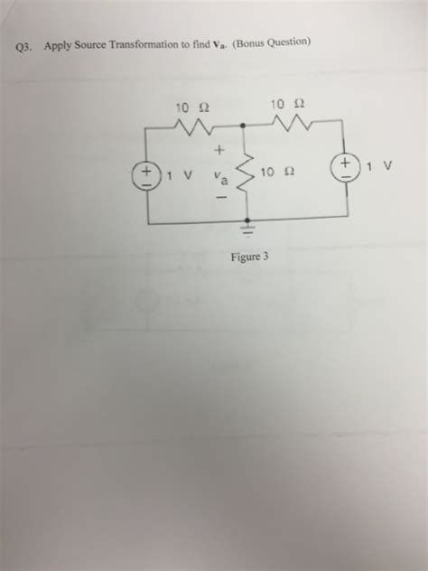 Solved Apply Source Transformation To Find V A Chegg