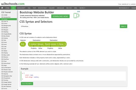 Html Tutorial Bei W3schools Applych