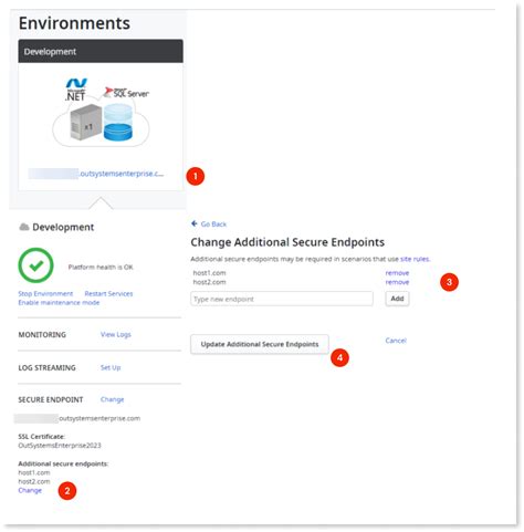 Configuring Secure Endpoints Outsystems 11 Documentation