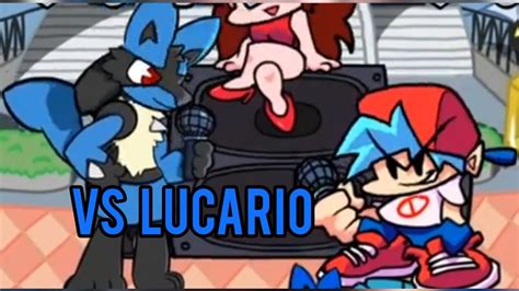 Friday night funkin mod Vs Lucario [Hard Mode] (FULL WEEK) - YouTube