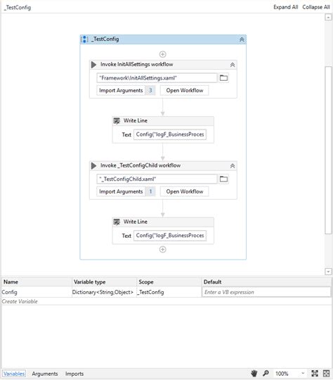 Invoked Workflow Override In Config Dictionary Help Uipath