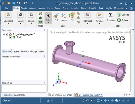 Mixing Efficiencies For Tee Pipes Using Ansys Fluent Skill Lync