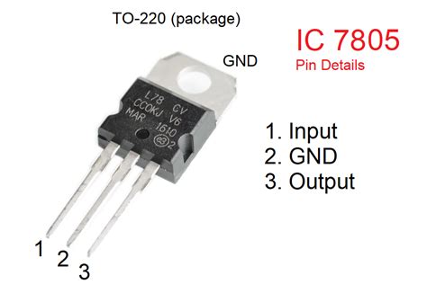 12v To 5v Converter Circuit Using Lm7805 Ic
