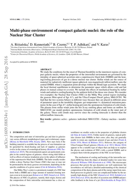 Multi Phase Environment Of Compact Galactic Nuclei The Role Of The