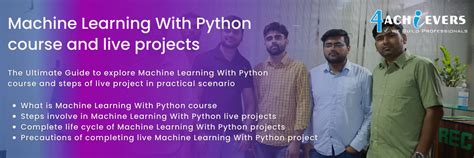 Article Blogs News And Job Guide Information On Machine Learning With Python Published By