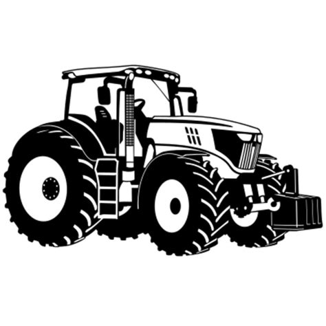 Black White Tractor Over 28844 Royalty Free Licensable Stock