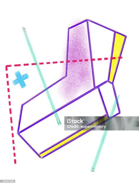 Hand Drawn Polygonal Shape Stock Illustration Download Image Now
