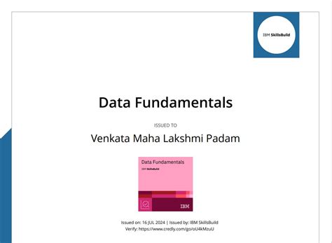mahalakshmi padam on linkedin ibmskillsbuild csrbox