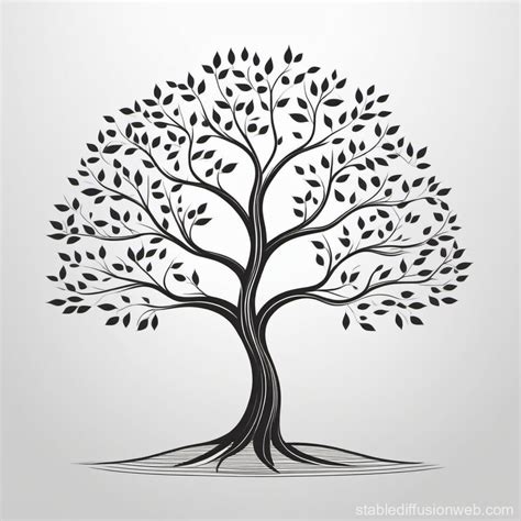 A Single Tree Stable Diffusion Online