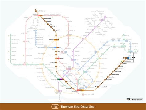 Thomson East Coast Line System Map Dec 2024 Image Lta Land