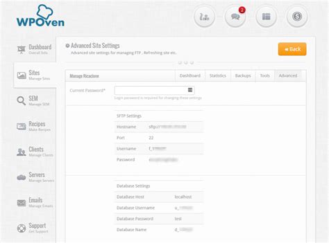 how do i use secure ftp sftp to access my site s files and folders