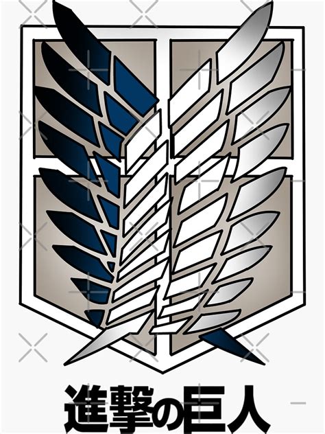 Attack On Titan Sticker By Yuchino18 Redbubble