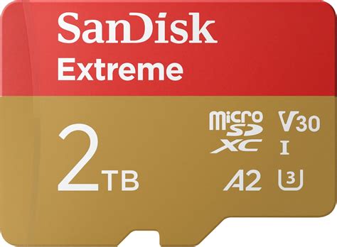 Sandisk 2tb Extreme Microsdxc Uhs I Memory Card With Adapter Up To 240mb S C10 U3 V30 4k