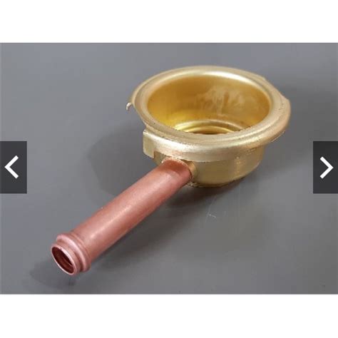 Radiator Brass Small Filler Neck For Vehicles With Brass Or Aluminum Header Plate Radiators
